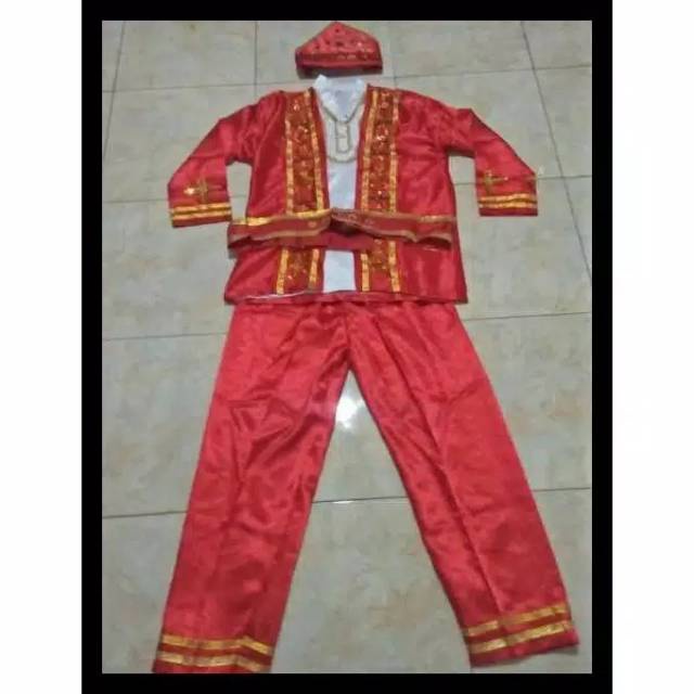 Jual Baju Adat Maluku Dewasa // Baju Ambon Set Komplit | Shopee Indonesia