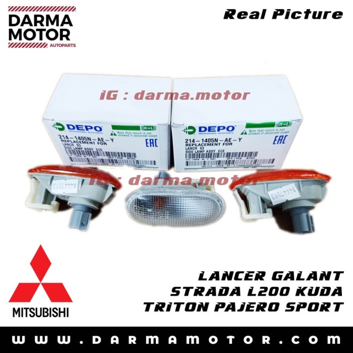 Jual Lampu Sen Spakbor Lancer Galant Strada L200 Kuda Kuning Triton ...