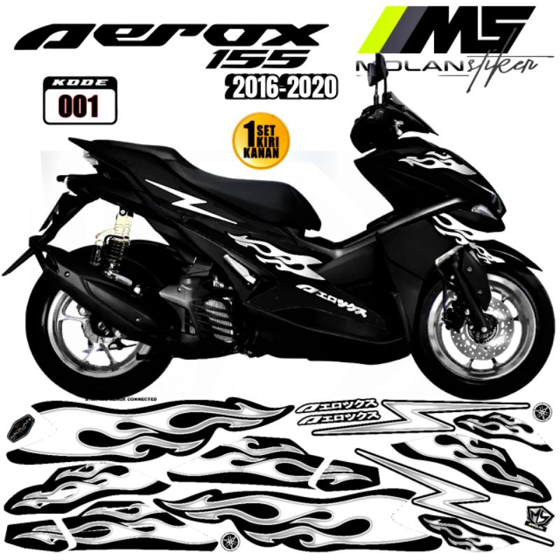 Jual Decal Sticker Striping Variasi Aerox Old Api Aerox 155 Old 2016 ...