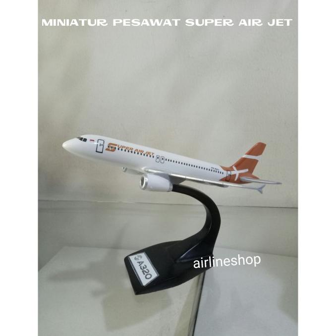 Jual Miniatur Pesawat Super Air Jet Airbus A320 | Shopee Indonesia