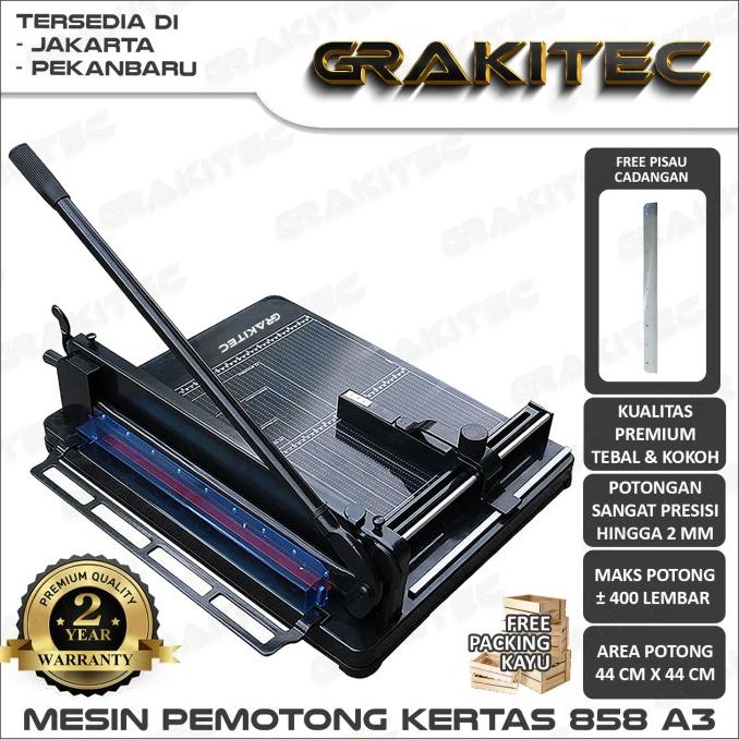 Jual Mesin Pemotong Kertas A3 1 Rim 858 Alat Pemotong Kertas 1 Rim