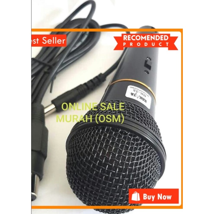 Jual Mic Mik Microphone Mikrofon Karaoke Kabel Cable Profesional ...