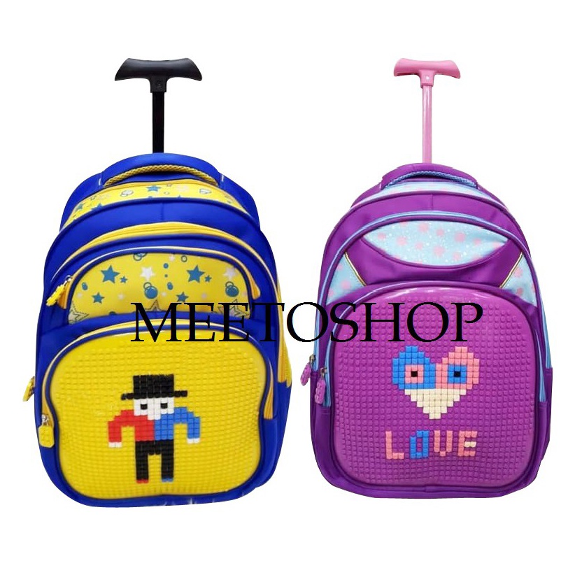 Jual Tas Lego Troli SD Trolley Ransel Pixel Powa Tas Sekolah Tas ...