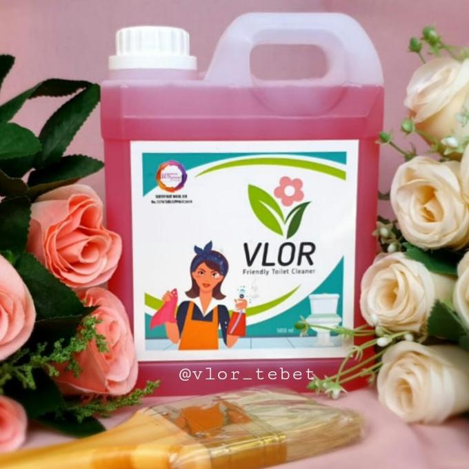 Jual Vlor Pembersih Kamar Mandi, Toilet & Kaca Ampuh (Paket 1 Liter ...