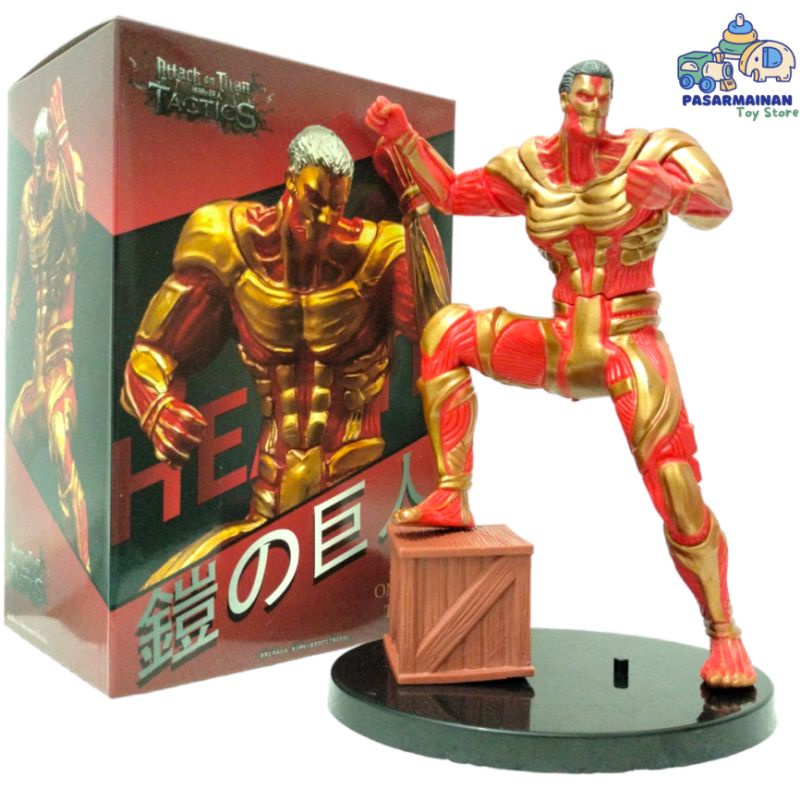 Jual Figure Attack On Titan Collosal Armored Titan V2 Mainan Miniatur ...