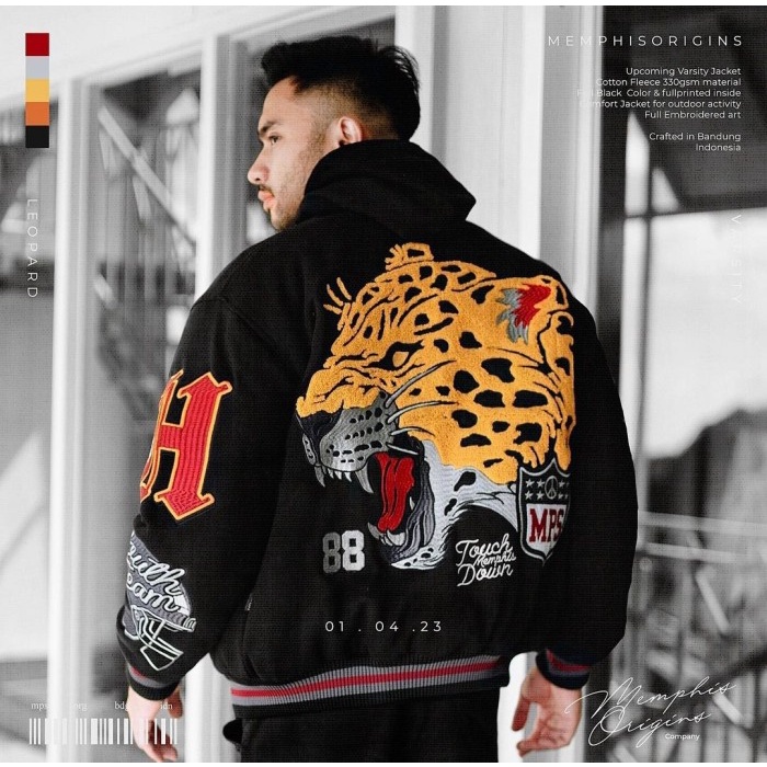 Jual MEMPHIS VARSITY LEOPARD LIMITED EDITION VARSITY ORIGINAL MEMPHIS ...