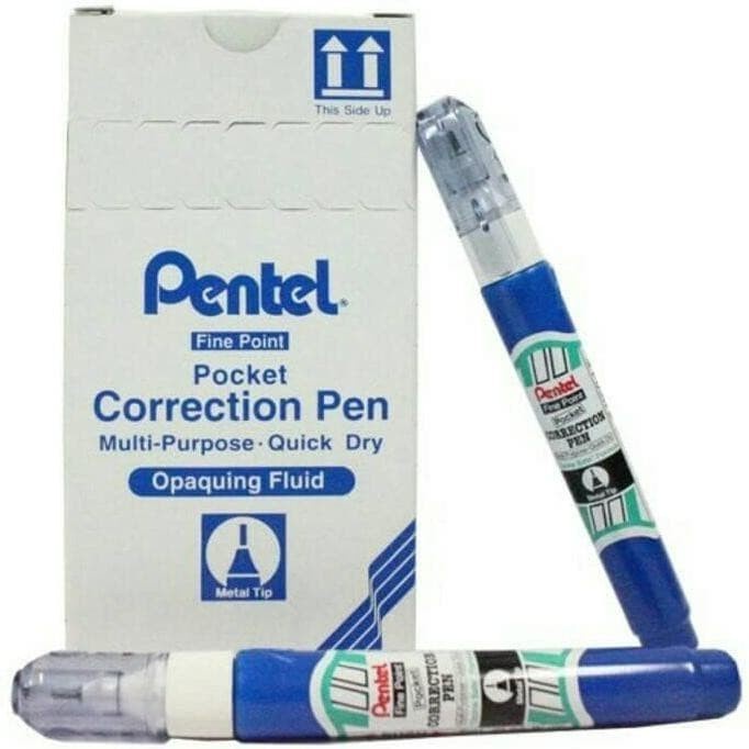 Jual Tipex Pentel Pen (metal tip) | Shopee Indonesia