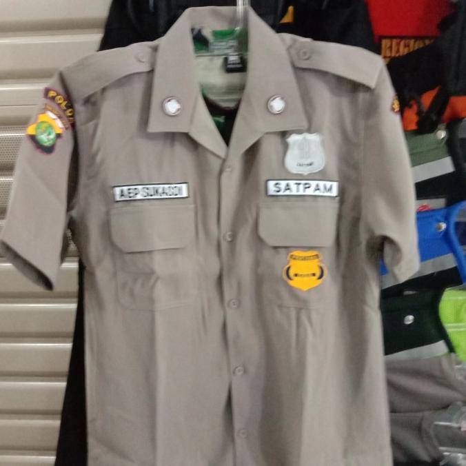 Jual Baju pdh Satpam model terbaru bahan jatah Polisi | Shopee Indonesia