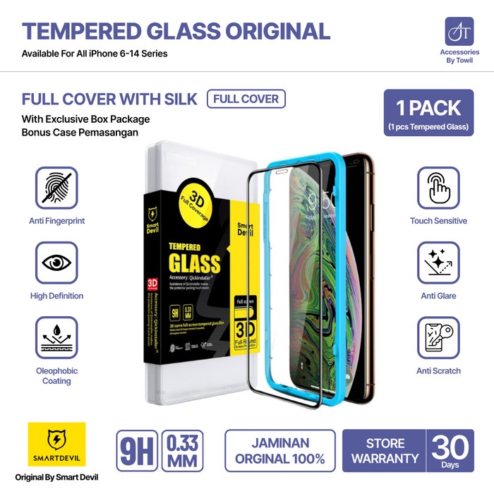 Jual Smart Devil Tempered Glass Original iPhone 13 Pro Max Mini SwitchEasy | Shopee Indonesia