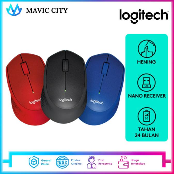 Jual Logitech Wireless Mouse M331 With Silent Plus - Original | Shopee ...