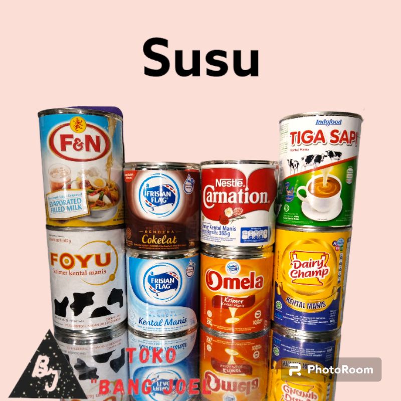 Jual Susu Kaleng / Susu Cair Kaleng / Frisian Flag Susu Kental Manis ...