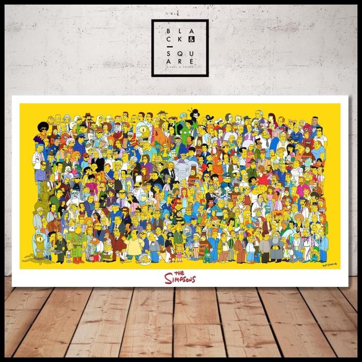 Jual Hiasan Dinding - Poster Kayu Premium - Poster The Simpsons ...