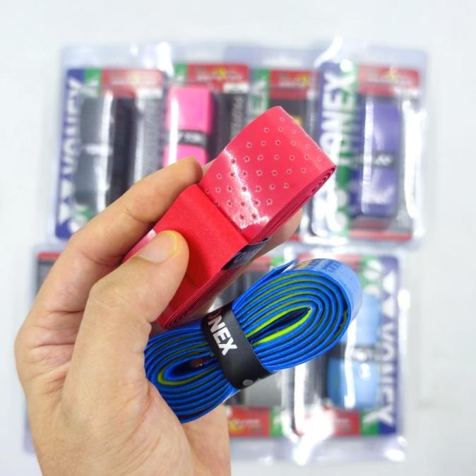 Jual GRIP BADMINTON YONEX AEROTEC MOTIF LUBANG BINTIK - GRIP ...
