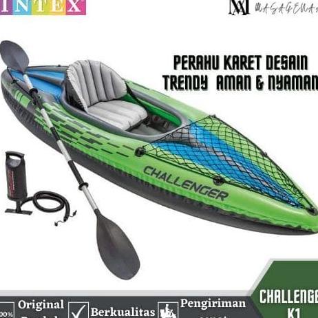 Jual Perahu Karet Dayung Kayak Kano Set Pompa Untuk Mancing 1 Orang ...