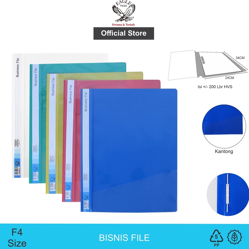 Jual Best Seller.. EAGLE Map Plastik / Business File / Bisnis File ...