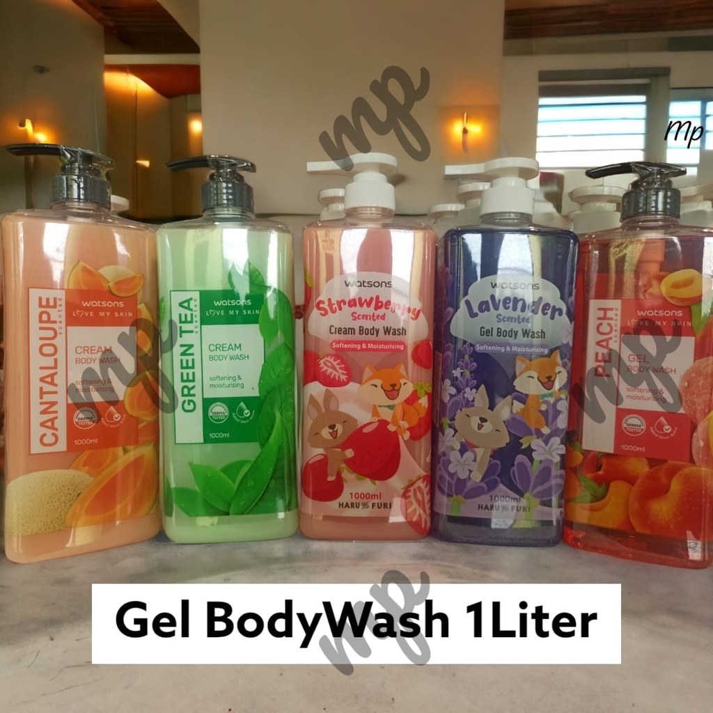 Jual PAKET SABUN MANDI WATSON 1LITER DAPAT 4 BEBAS PILIH VARIAN ...