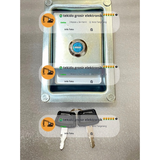 Jual KUNCI PINTU ZX200 EX200 KUNCI PINTU POMPA HIDROLIK ZAXIS HITACHI ...