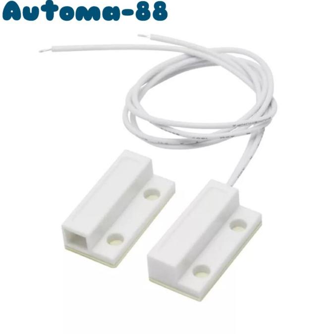 Jual Sensor Pintu Jendela Magnetic Window Door Switch Alarm 2 kabel ...