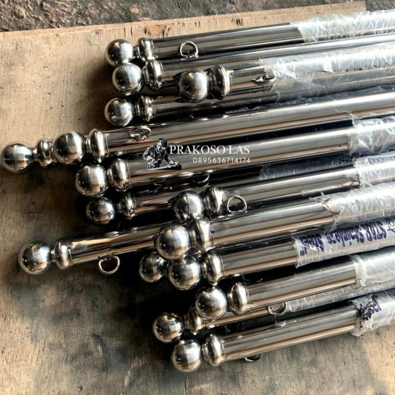 Jual Termurah Tiang Bendera Stainless/Tiang Bendera Jalan/Tiang Bendera ...