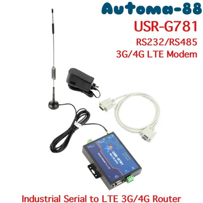 Jual Industrial 4G LTE Modem and Serial RS232 RS485 Data Transmit Unit ...