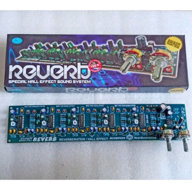 Jual Kit dan Box Effect Reverb 2 Potensio by Scorpion High Quality ...