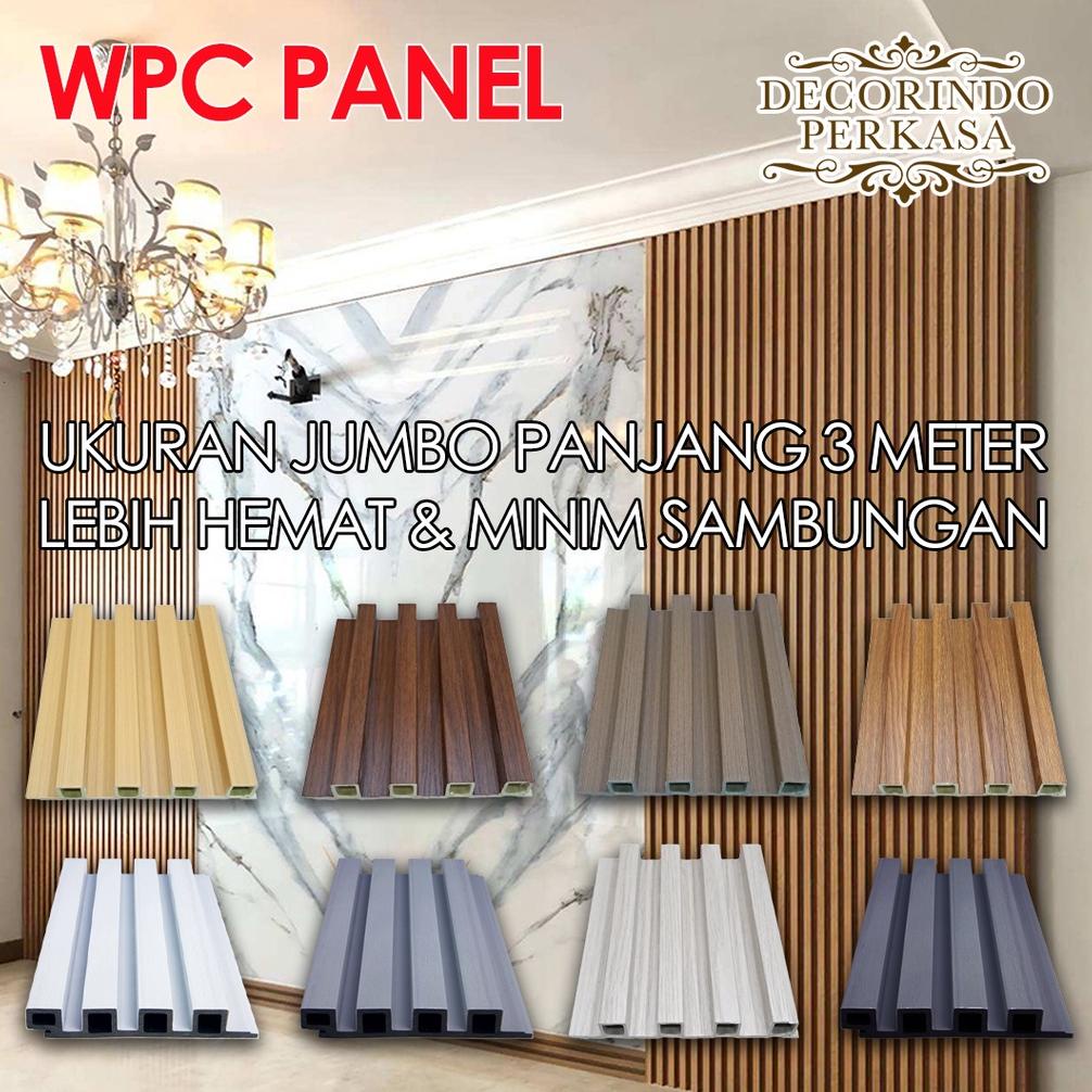 Jual CUCI GUDANG WPC WOOD PANEL 3 METER WALLPANEL KISI KISI DINDING ...