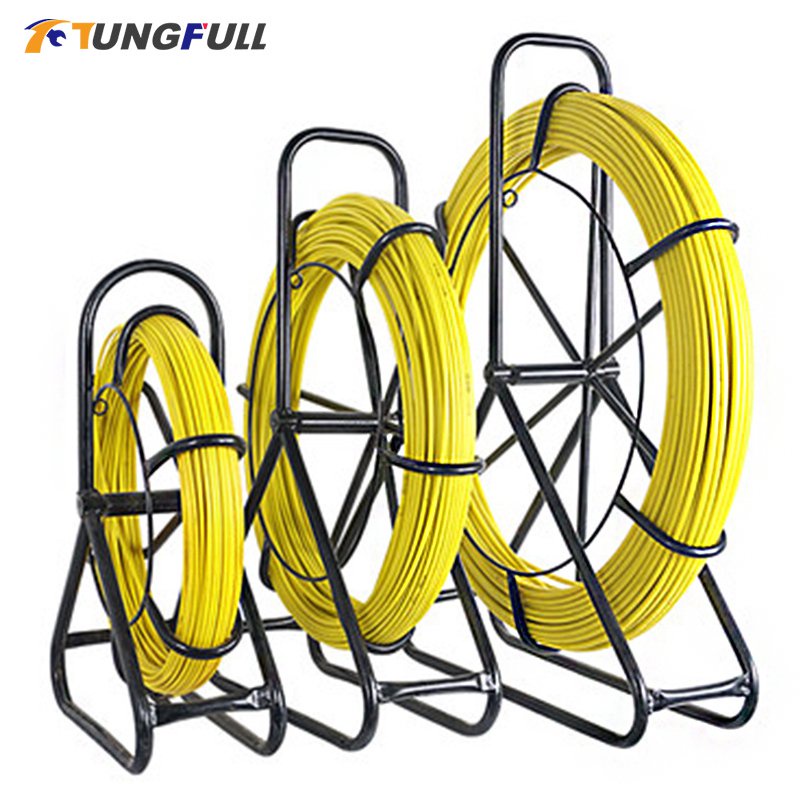 Jual &5/6/8mm 50/100m Fiberglass Wire Cable Running Rod Duct Rodder ...