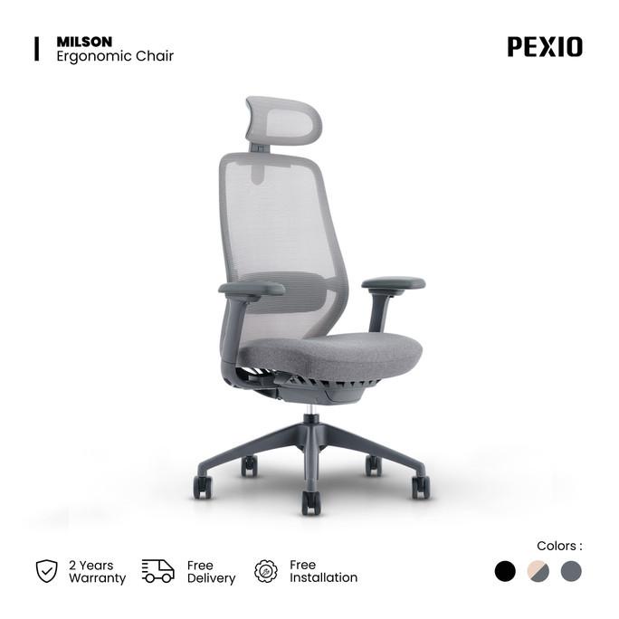 Jual Pexio Milson Kursi Kantor Ergonomis | Shopee Indonesia