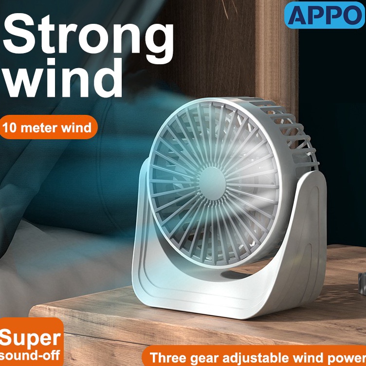 Jual ϟMlb Kipas Angin Meja USB Mini, Pendinginan Rotasi 360 ...