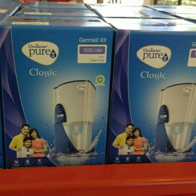 Jual Paling popular Refill Pureit Germkill Kit 1500L Unilever Classic 9L Pure It Germ Kill GKK ...