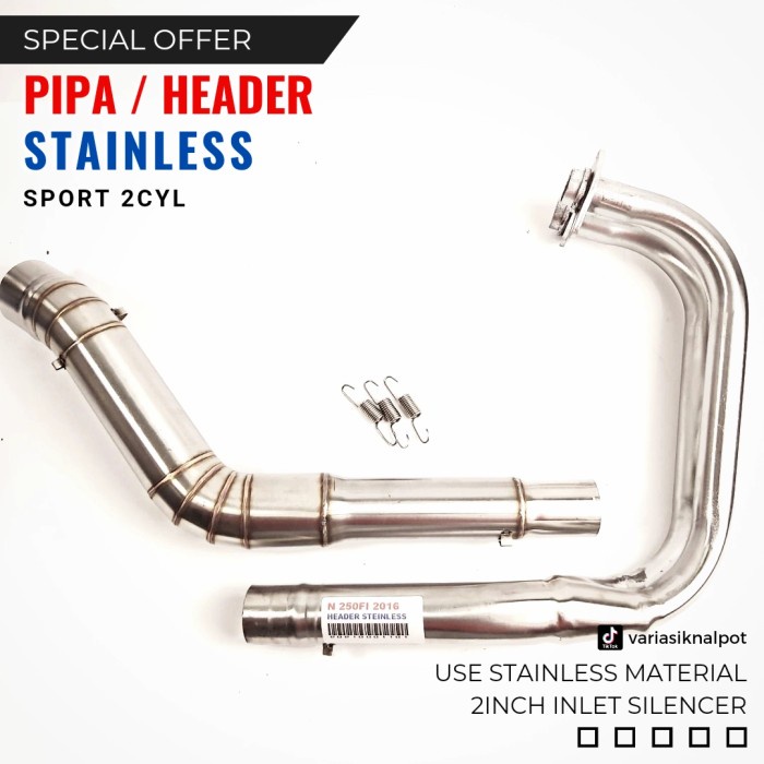Jual PIPA HEADER NINJA250 Z250 R25 MT25 CBR250RR | Shopee Indonesia