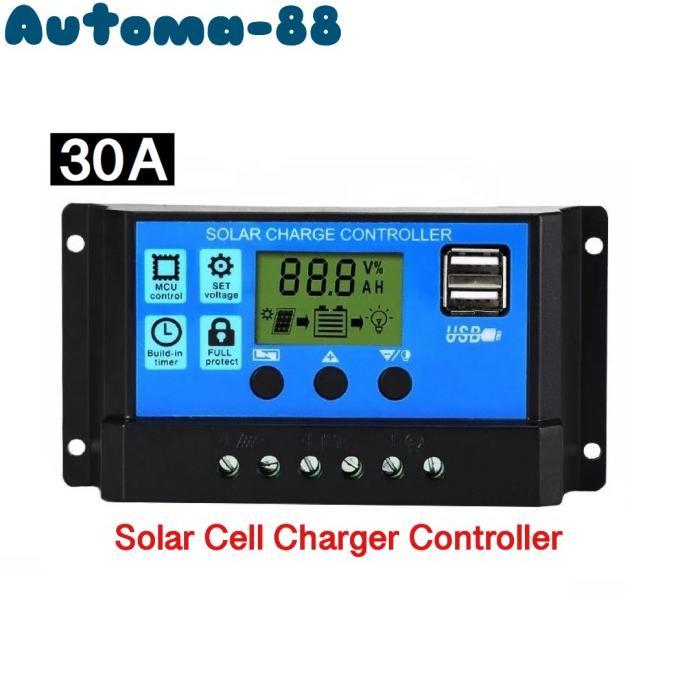 Jual Solar Charge Controller SCC-30A 12V 24V PWM Charger Battery Solar ... Jual Solar Charge Controller SCC-30A 12V 24V PWM Charger Battery Solar ...