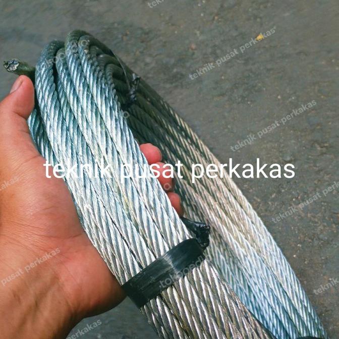 Jual Tali Kawat Sling Baja Size 3 mm - 8 mm Wire Rope Winch Hoist 1 meter | Shopee Indonesia