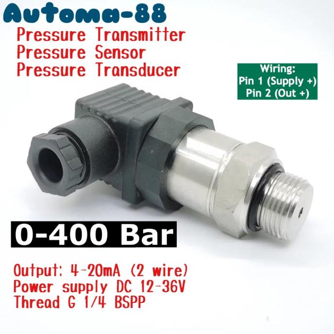 Jual Pressure Transmitter 40MPa 0-400Bar 400 Bar Output 4-20mA 12V-36V DC | Shopee Indonesia