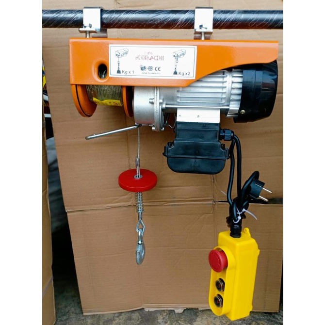 Jual ELECTRIC HOIST MINI HOIST KATROL LISTRIK KATROL KOBACHI 125 / 250 ...