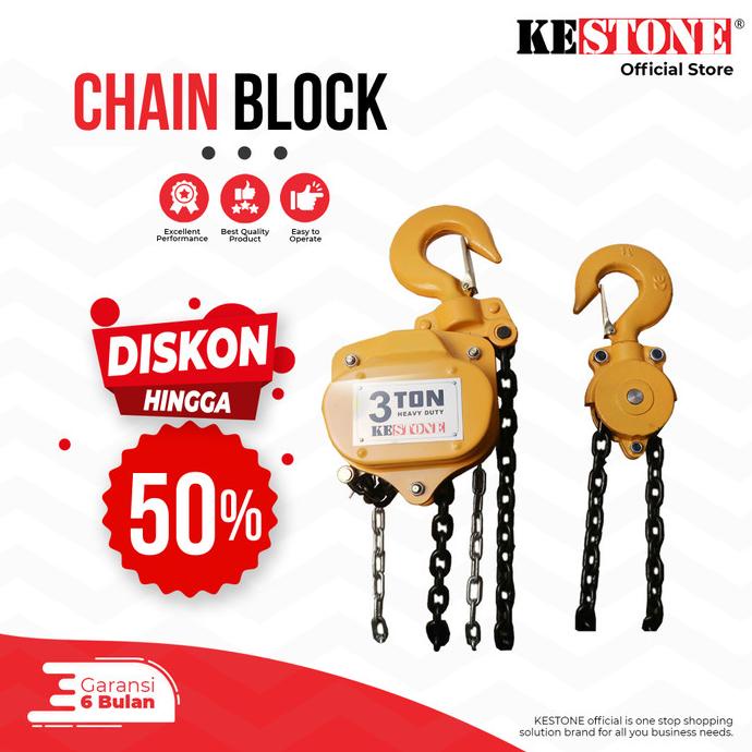 Jual Chain Block - Chain Hoist Lever Katrol 1 Ton 2 Ton 3 Ton 5 Ton ...