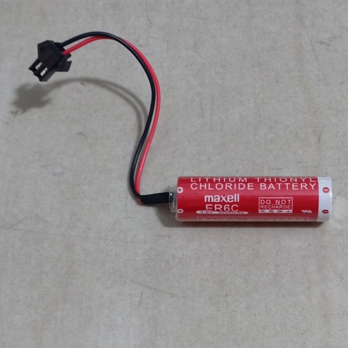 Jual Battery Baterai Lithium Maxell Plc Er6C 3.6V Socket Konektor Jst ...