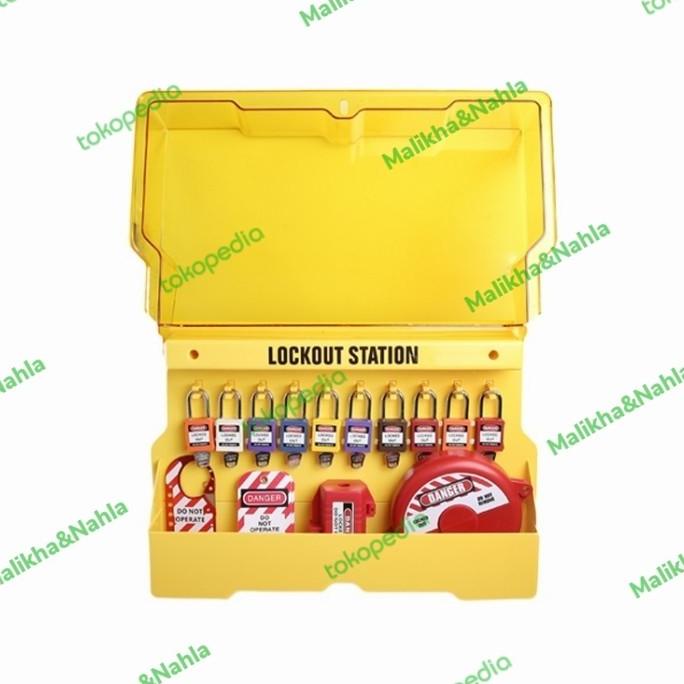 Jual `````````] Lockout/Tagout Wall Mount Station - Electrical | Shopee ...