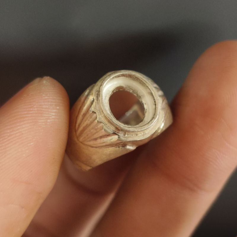 Jual Ring Emban Cincin Perak Tanam 10x8 | Shopee Indonesia