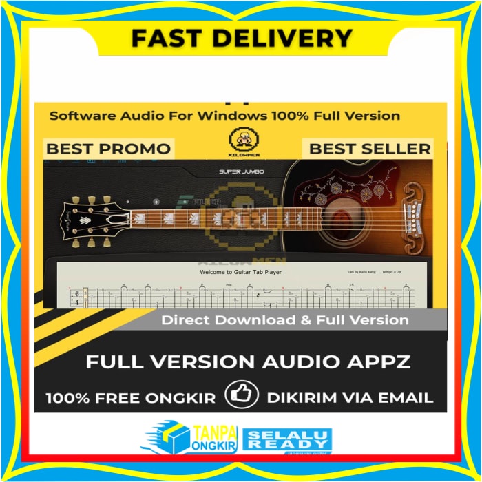 Jual ATAR - PRO LIFETIME Ample Sound Ample Guitar Gibson SJ-200 Pro Audio WIN OS GARANSI MURAH ...