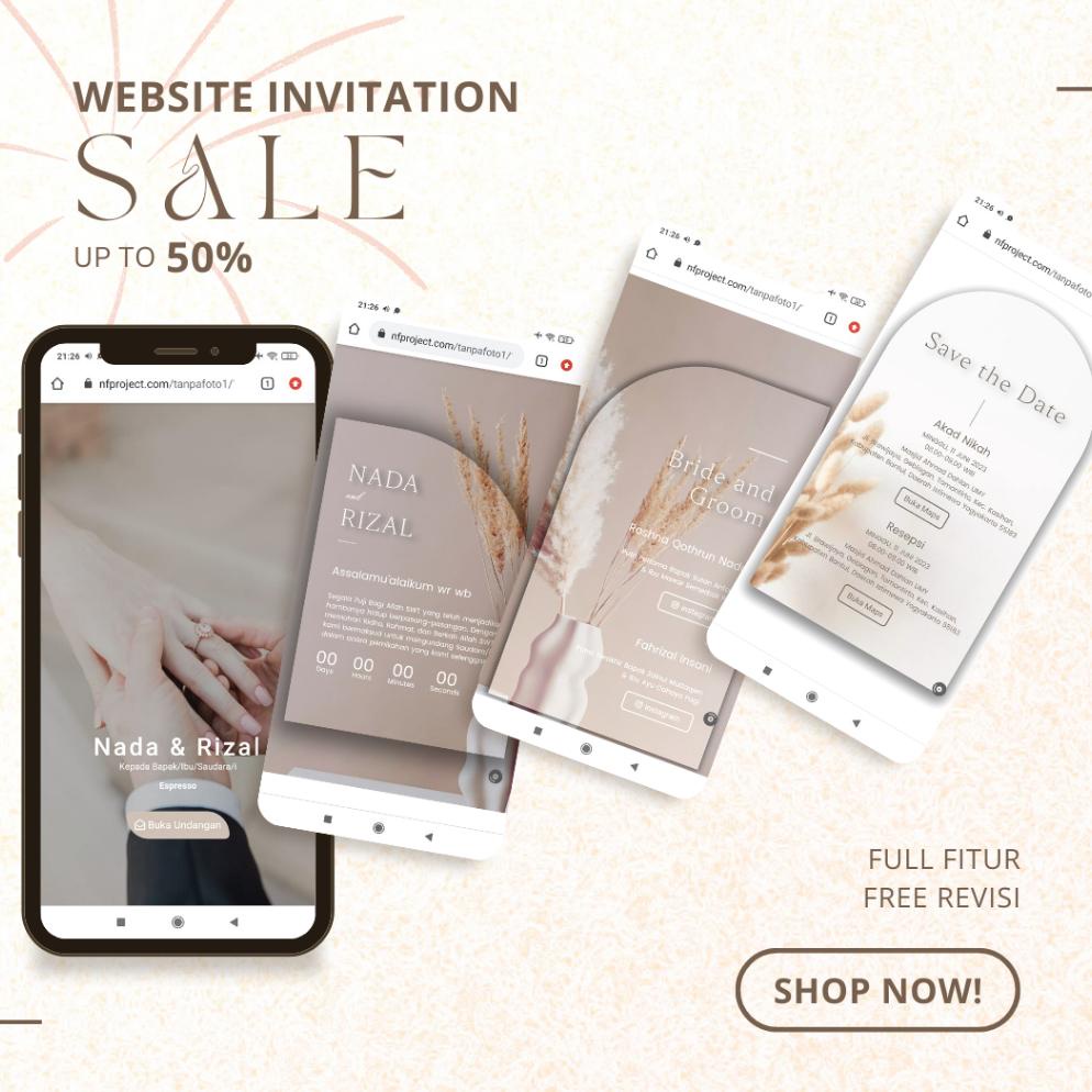 Jual TERBAIK UNDANGAN WEBSITE UNDANGAN DIGITAL TANPA FOTO MURAH ELEGAN ... Jual TERBAIK UNDANGAN WEBSITE UNDANGAN DIGITAL TANPA FOTO MURAH ELEGAN ...