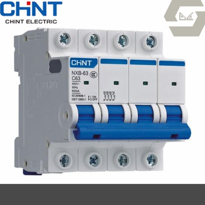 Jual ram MCB Chint NXB 4P (1A, 2A, 4A, 6A, 10A, 16A, 20A, 25A, 32A ...