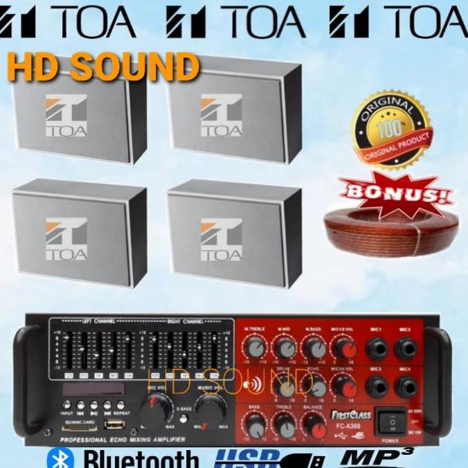 Jual :=:=:=:=] PAKET SPEAKER TOA ZS-062 INDOOR UNTUK CAFE / RESTO ( TOA ...