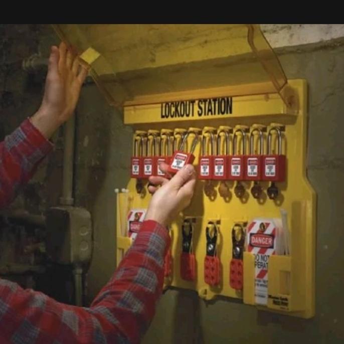 Jual Silahkan Order] Plastic PC Safety Lockout Station 10-20 Lock ...