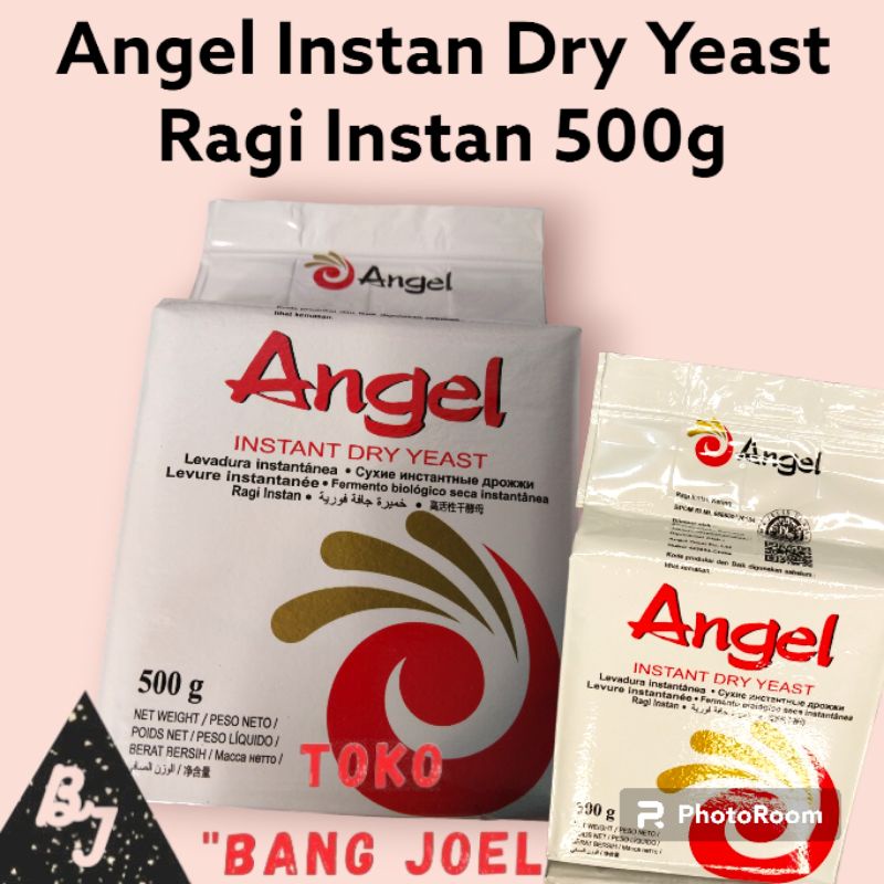 Jual Angel Instan Dry Yeast Ragi Instan 500Gram / Ragi Kue Roti Instan ...