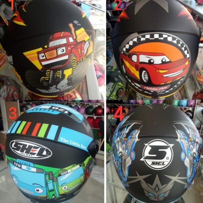 Jual HELM ANAK SHEL 3 SAMPAI 9 TAHUN UKURAN L | Shopee Indonesia