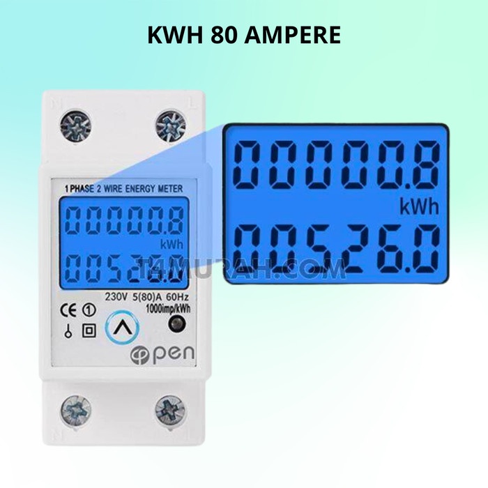 Jual KWH Meter Digital 1 Phase Alat Pengukur Listrik Voltmeter Watt Meter | Shopee Indonesia