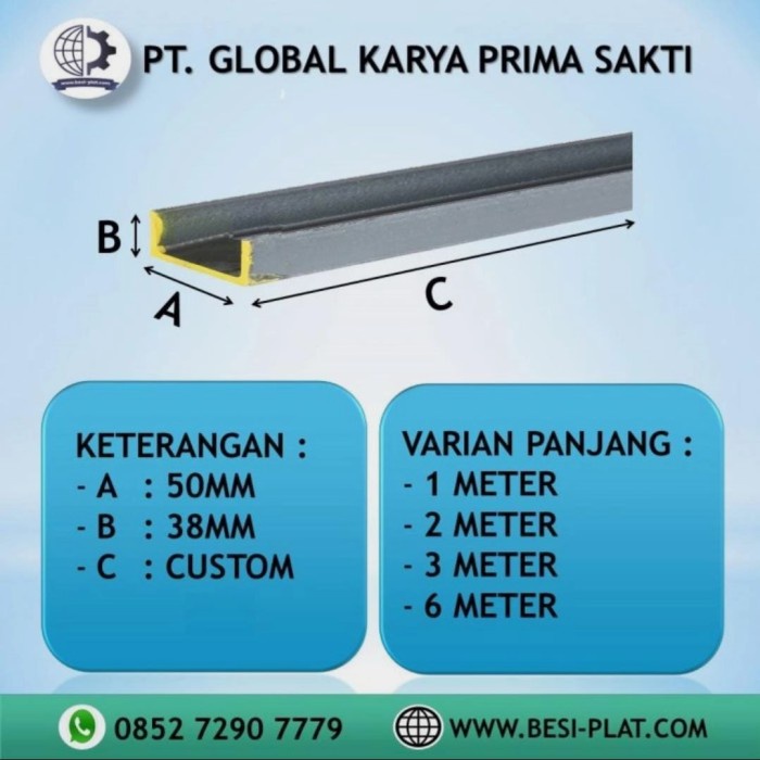 Jual BESI UNP 50 X 1 METER | Shopee Indonesia