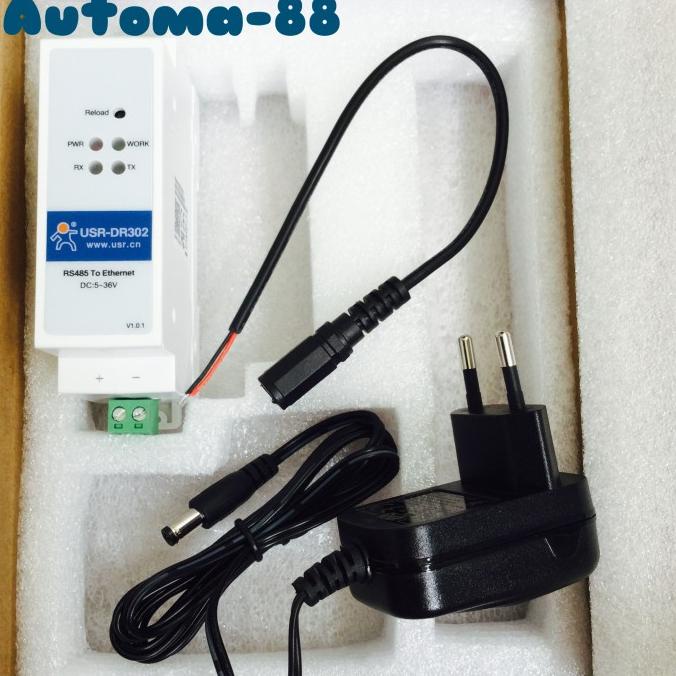 Jual Industrial Serial Converter RS-485 to Ethernet RJ45 to RS485 ...