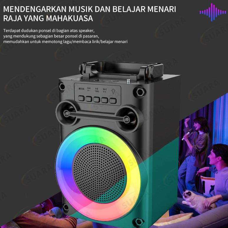 Jual Diskon Speaker Portable Bluetooth Kotak Suara Outdoor Karaoke ...